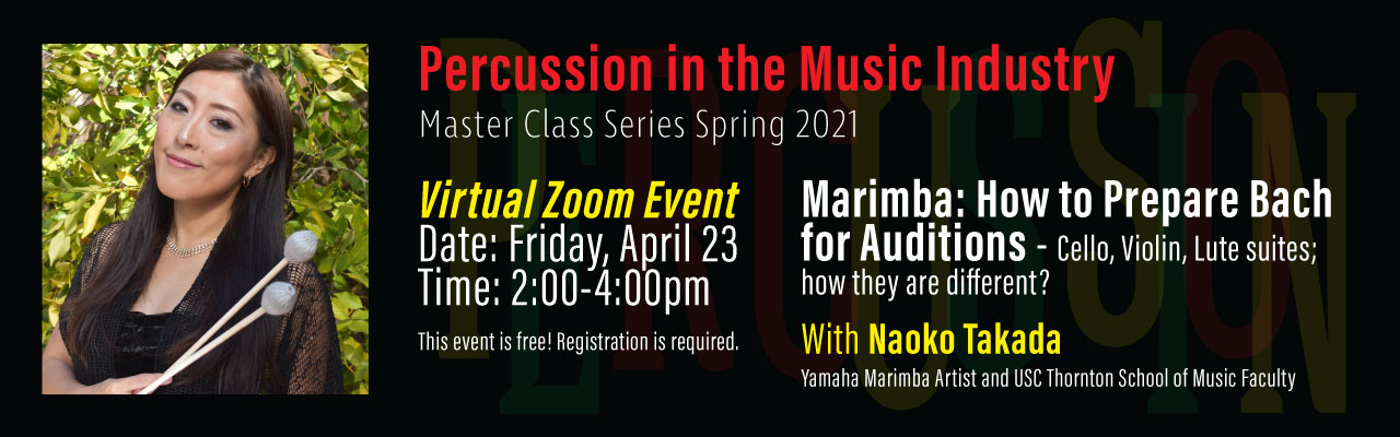 2021 Cal Poly Percussion Master Class Series: “Percussion in the Music ...