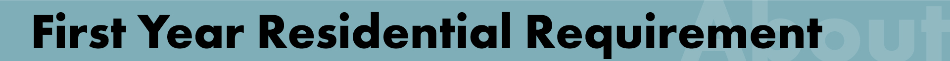 Housing Frequently Asked Questions