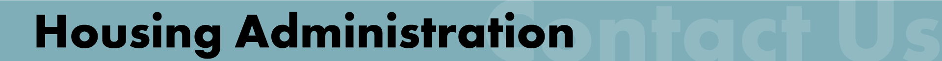 Housing Staff Directory