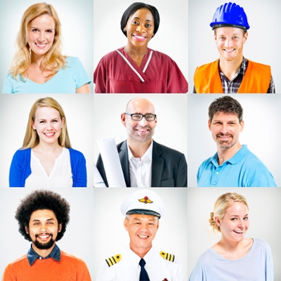 Photo of people with careers.