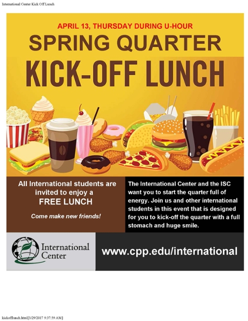Sping Quarter Lunch