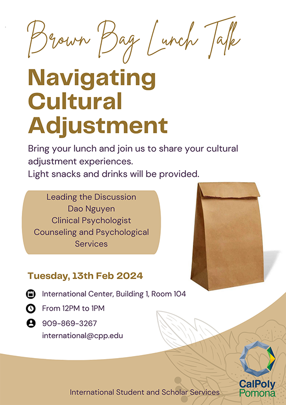 Cultural Adjustment Workshop Cultural Adjustment Workshop