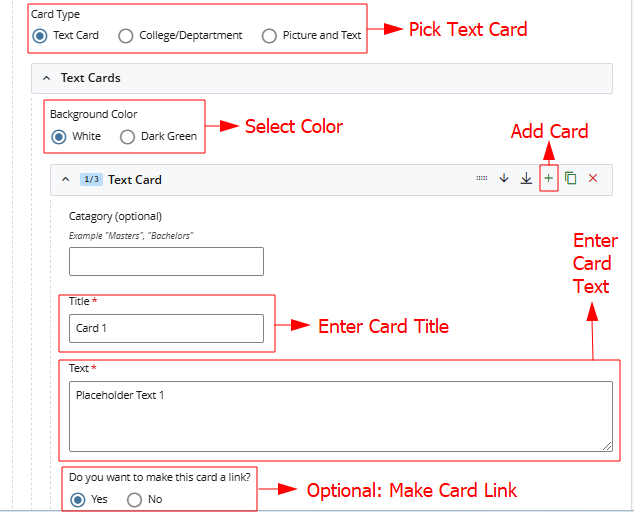 Carousel Cards Module Tutorial