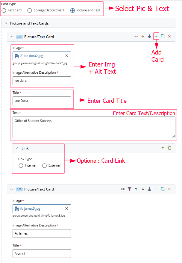 Carousel Cards Module Tutorial