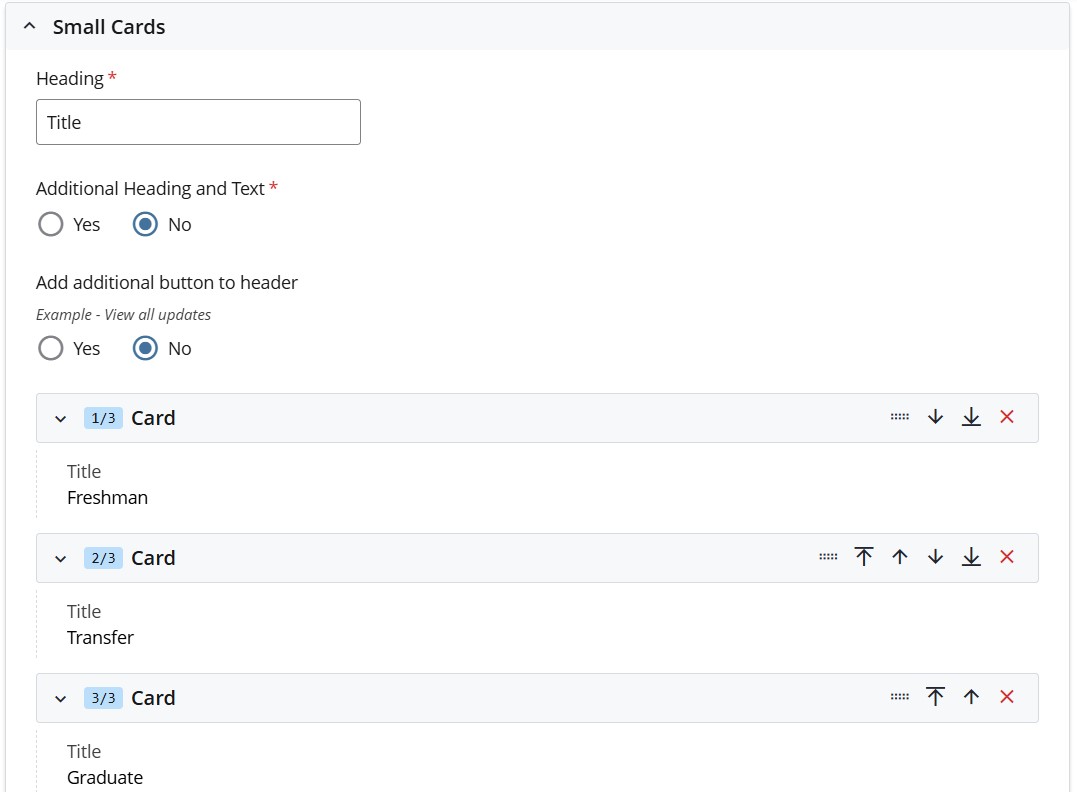 Division Landing Page Instruction