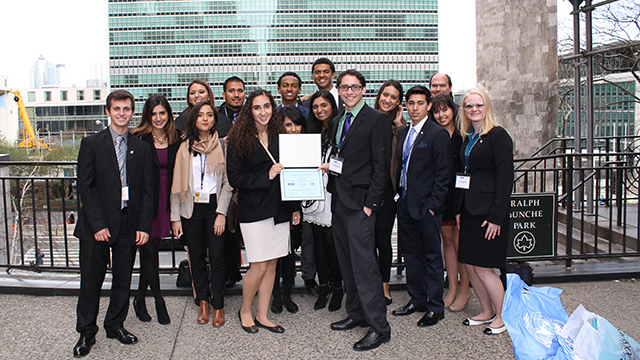 Model UN Team Earns Highest Honors - PolyCentric